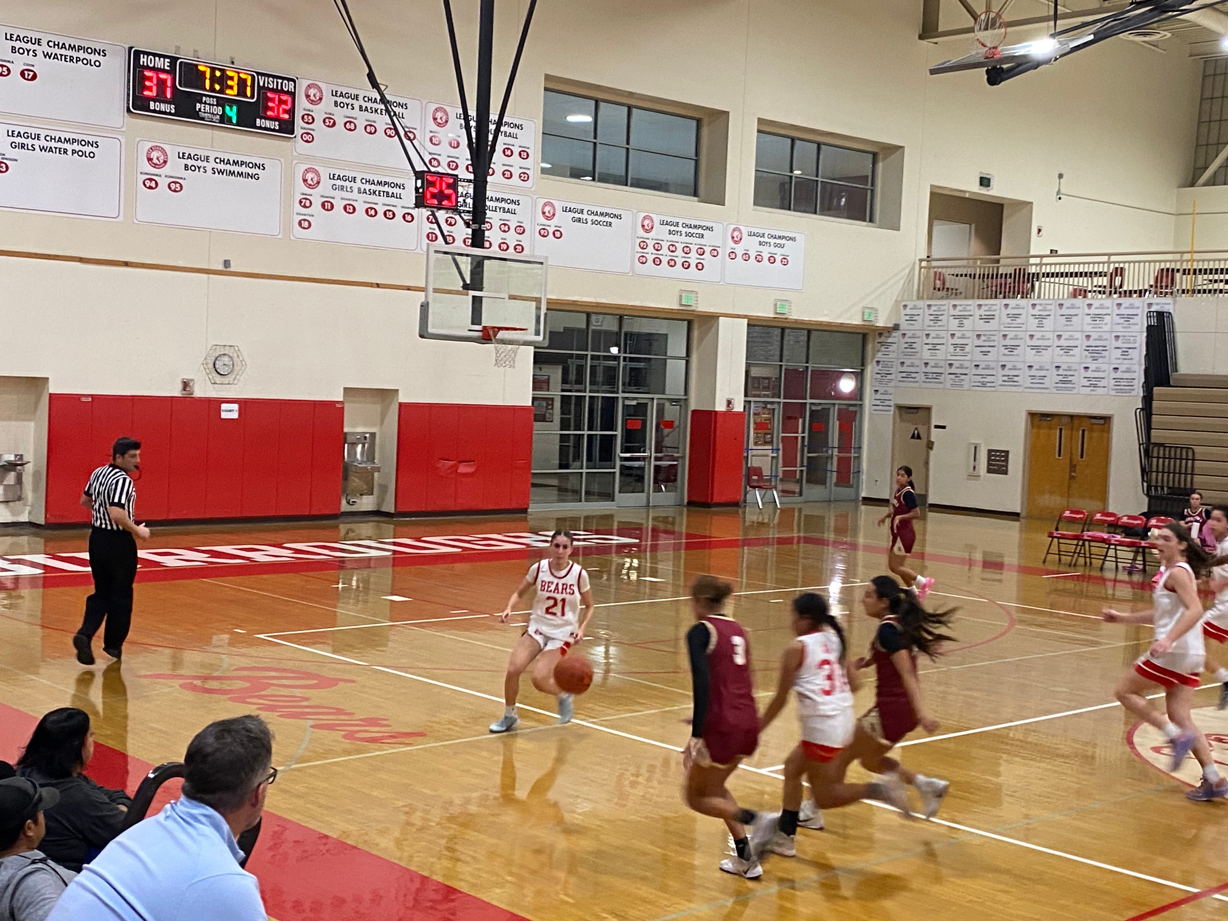 Lady Bears Hold On to a 53-51 Victory over Santa Paula, to extend win ...